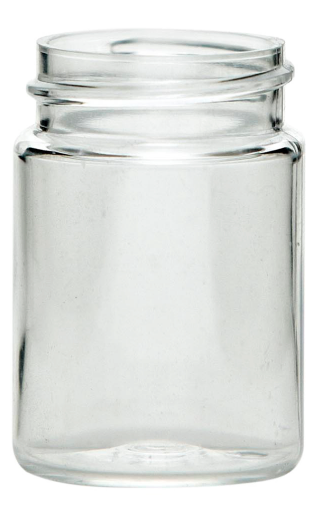 01055 1oz 33-400 PS Jar - Tall Wide-Mouth Round - Silgan Plastics
