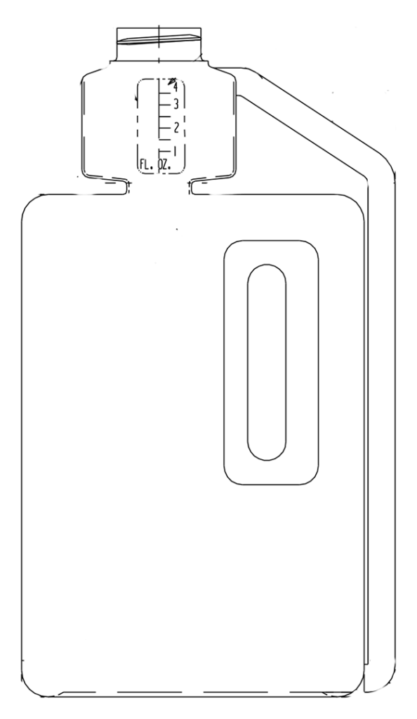 33270 64oz 38-400SP HDPE PCR Single Neck Bettix - Silgan Plastics